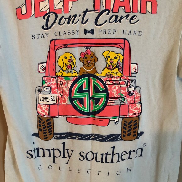 Simply Southern | Tops | Simply Southern Jeep Tee Shirt | Poshmark
